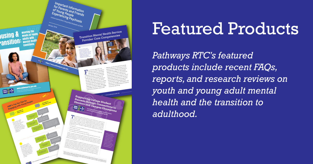 Featured Research Products from Pathways RTC
