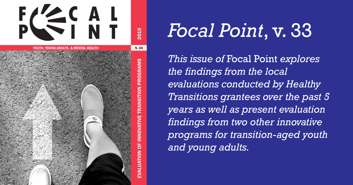 "Focal Point" v.33 – Evaluation of Innovative Transitions Programs